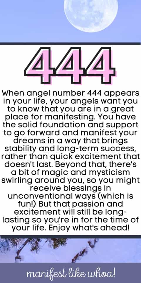 444 Angel Number Meanings For Manifestation – Manifest Like Whoa!