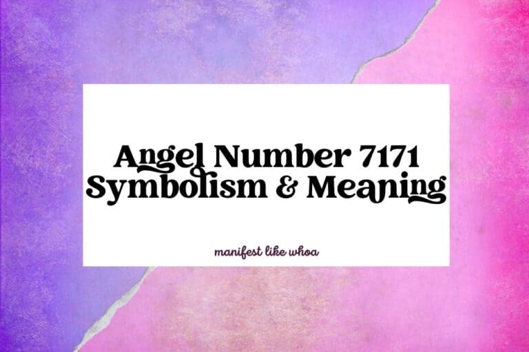 7171 Angel Number Meaning For Manifestation