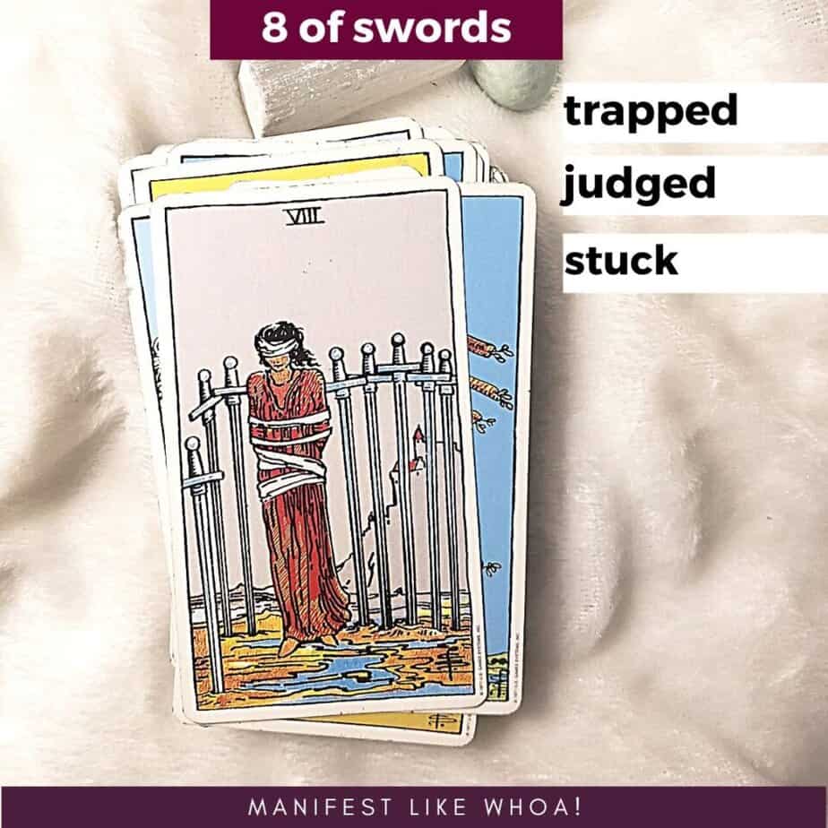 The Eight of Swords Tarot Card Guide For Beginners – Manifest Like Whoa!