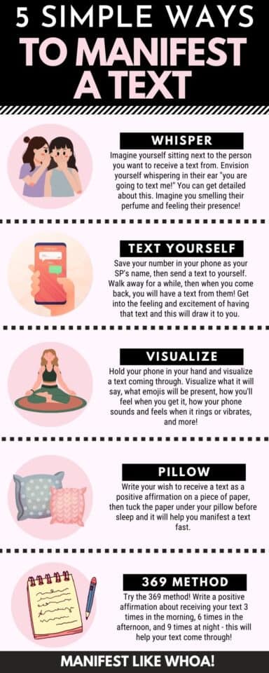 How To Manifest Someone To Text You (5 Steps) – Manifest Like Whoa!
