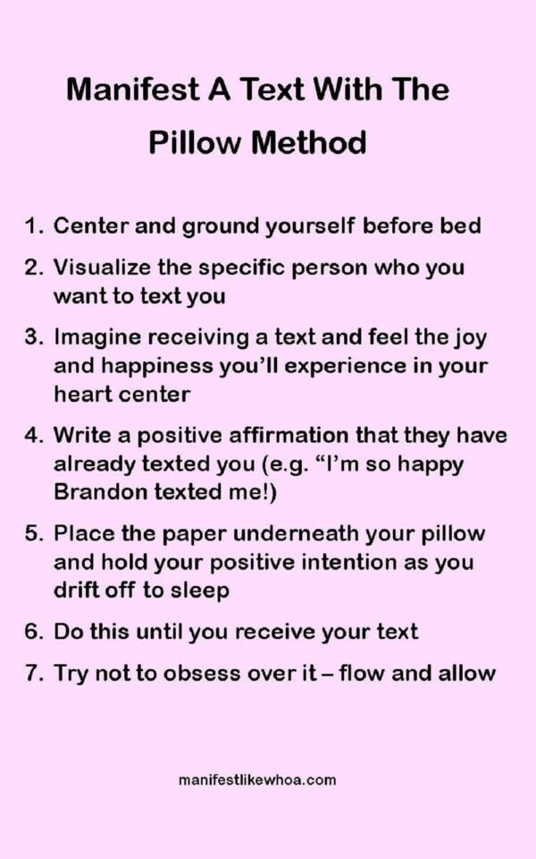 How To Manifest Someone To Text You (5 Steps) – Manifest Like Whoa!